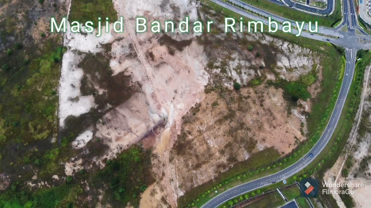 Tapak Masjid Bandar Rimbayu (Aerial View) - 2021 - YouTube