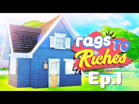 Rags to Riches Challenge?! (sims 4) Episode 1 season 1 - YouTube