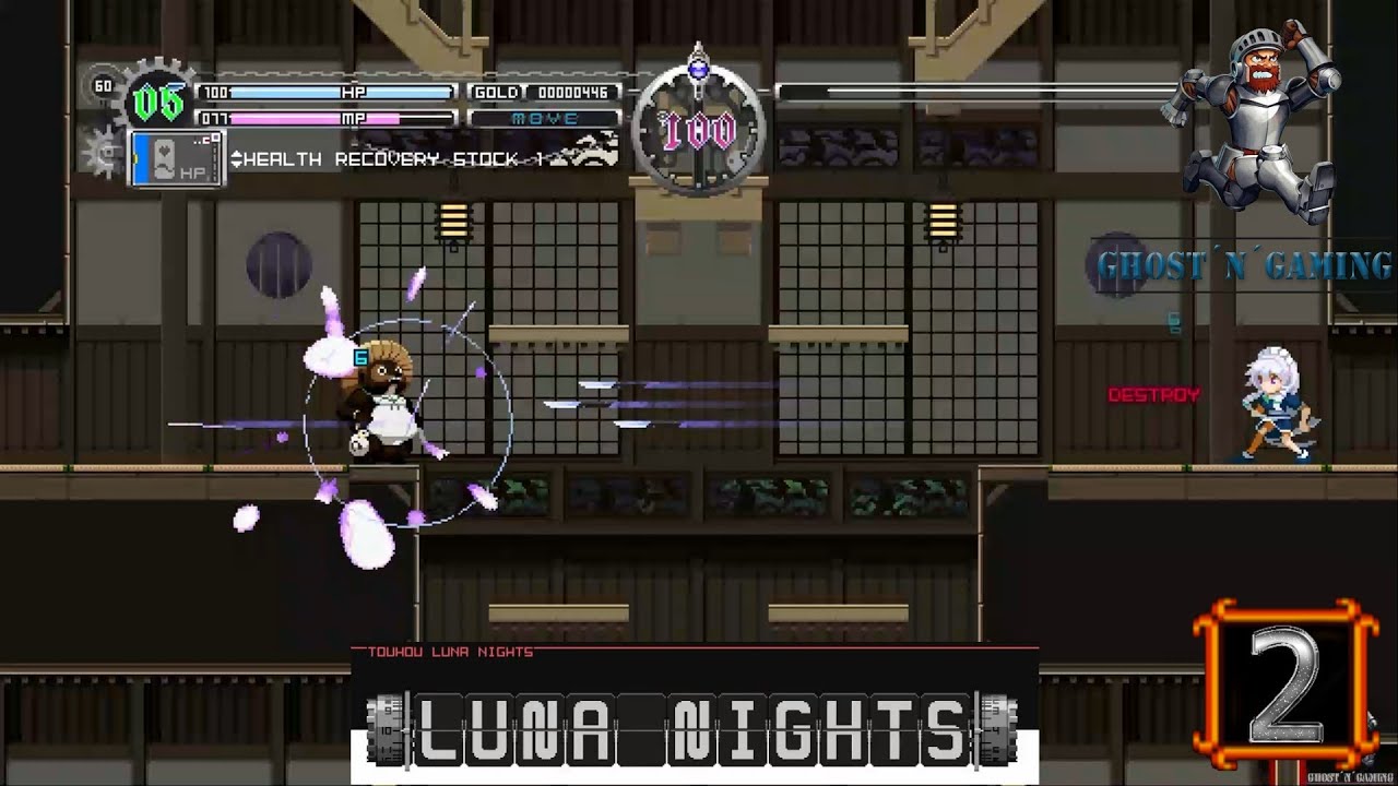 Touhou Luna Night's Gameplay 2 - YouTube