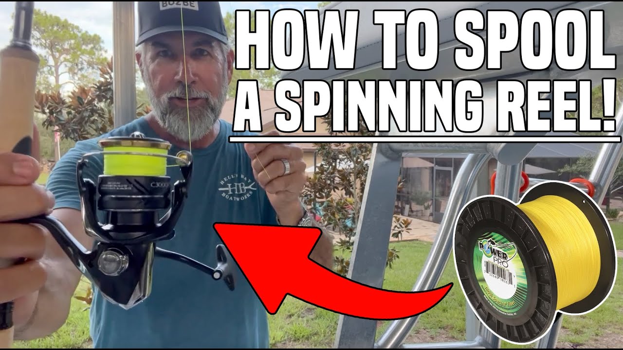 How To Spool A Spinning Reel! | Flats Class YouTube - YouTube