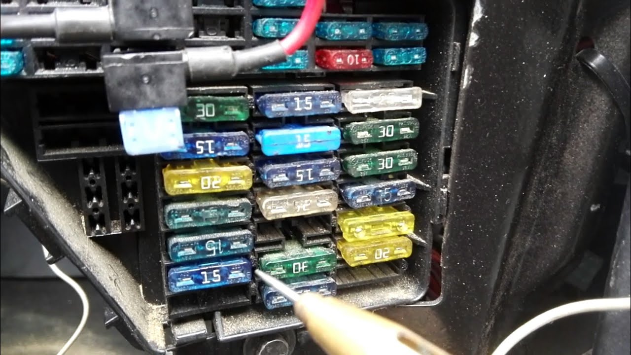 How to check blown fuses on a car - YouTube