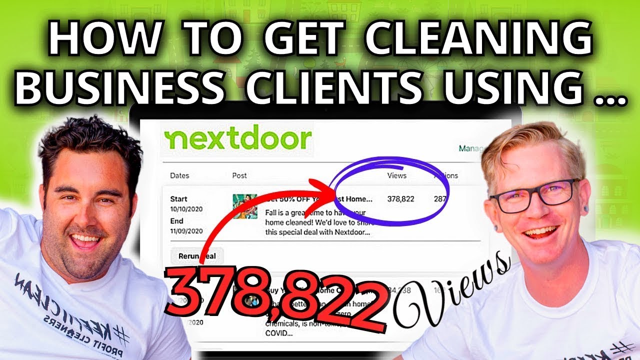 🚪EXCELLENT WAY TO GET LOCAL CLIENTS ONLINE | Cleaning Business ...