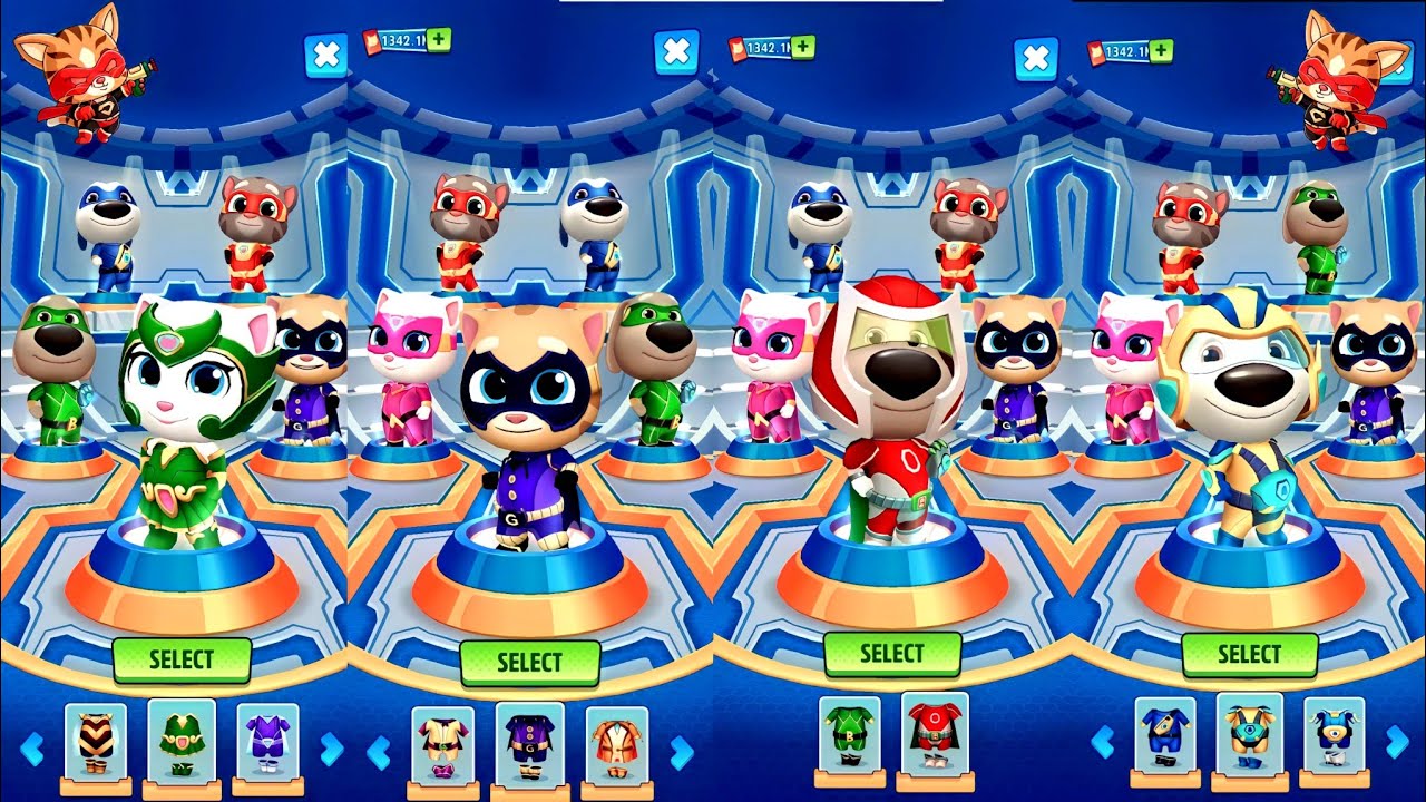 Talking tom Hero Dash|| cat Tom || gameplay - 20 | voice add Kiya|full ...