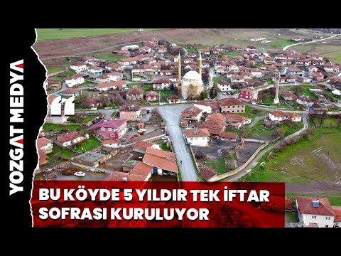 Bu köyde 5 yıldır tek iftar sofrası kuruluyor