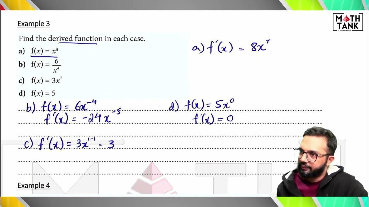 Differentiation for AS - Lecture 1 - A Level Maths 9709 - Add Maths 4037/0606 - YouTube