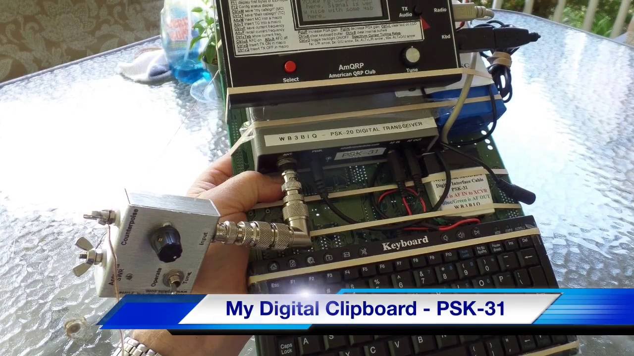PSK-31 Digital Clipboard - YouTube