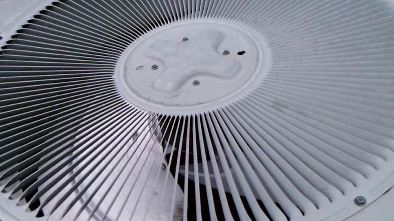 My neighbor's 5-ton Trane XB10 starting up! - YouTube