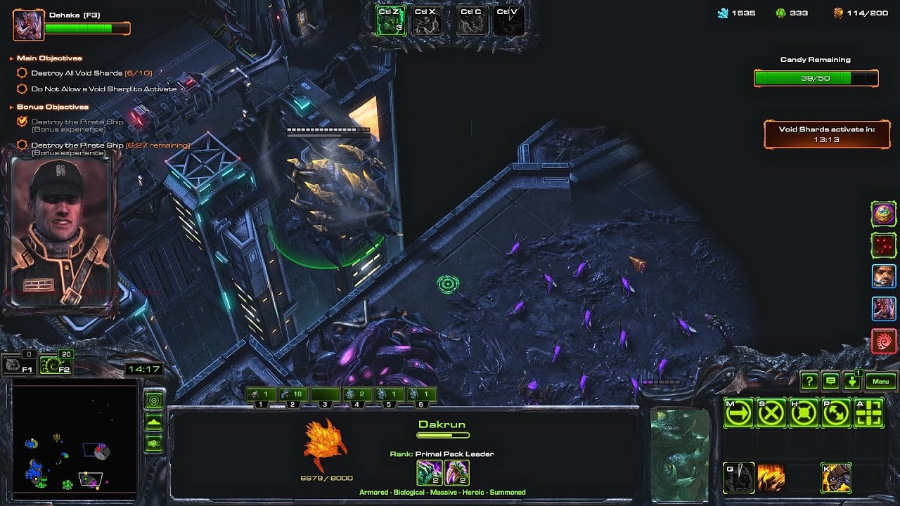 SC2 Co-Op Rifts to Korhal "Fright Night" Dehaka Play [Prestige : Primal ...