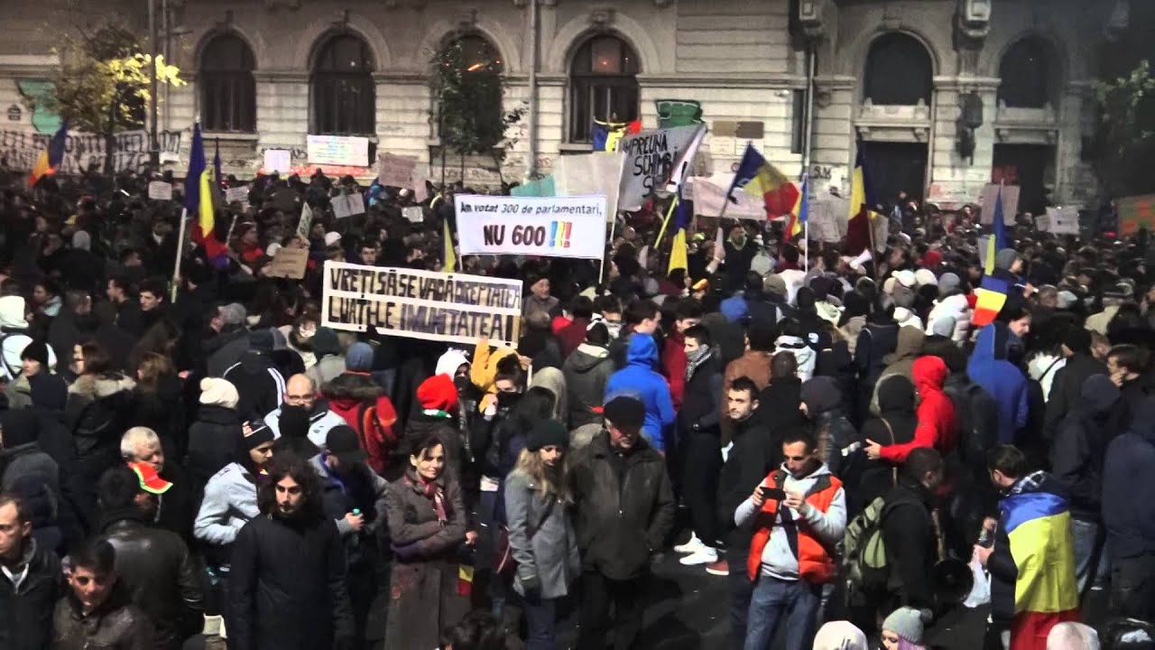 ANTI SYSTEM PROTESTS (ROMANIA BUCHAREST 2015) - YouTube