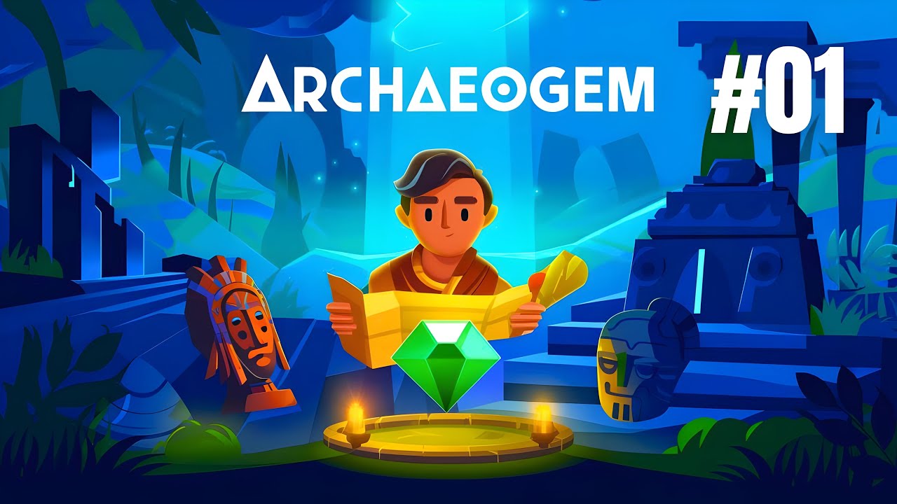 UM INDIE BRASILEIRO: A GAMEPLAY COMEÇA! - ARCHAEOGEM - Parte 1 - YouTube