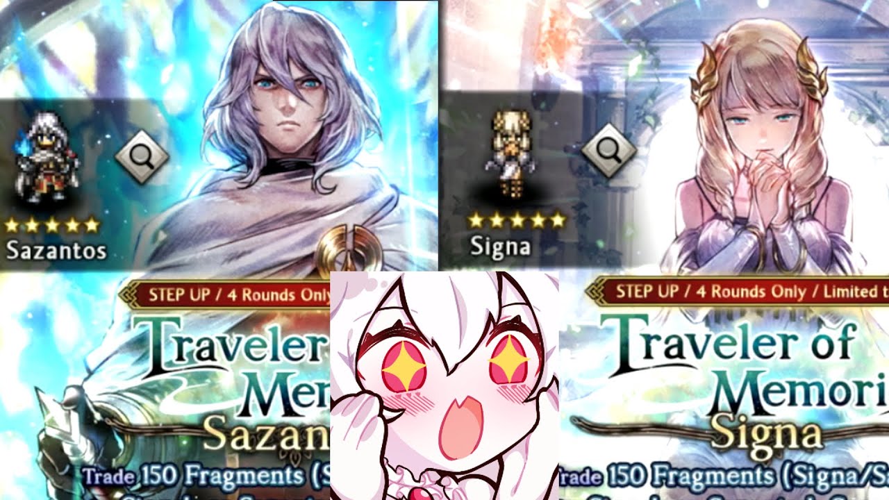 Sazantos & Signa Pulls | Flameguard & Debuff Queen | Octopath CotC ...