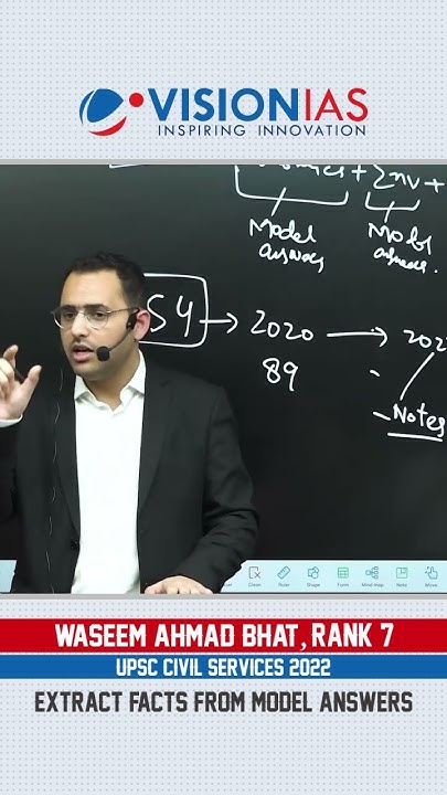 Toppers on Answer writing | Topper Tip by Mr. Waseem Ahmad Bhat, AIR 7, UPSC CSE 2022| TIP #293 ...