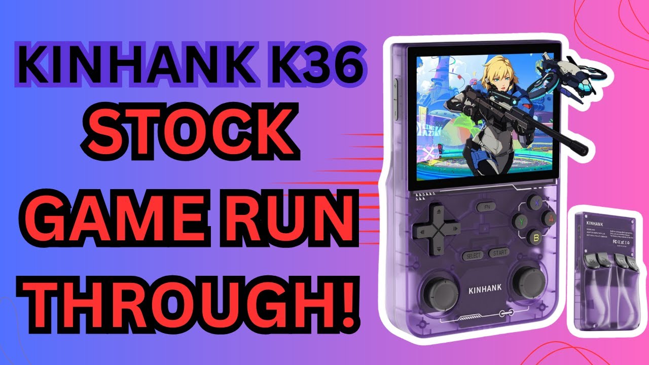 Kinhank K36 Retro Handheld Console: First Boot & Game Library Overview ...