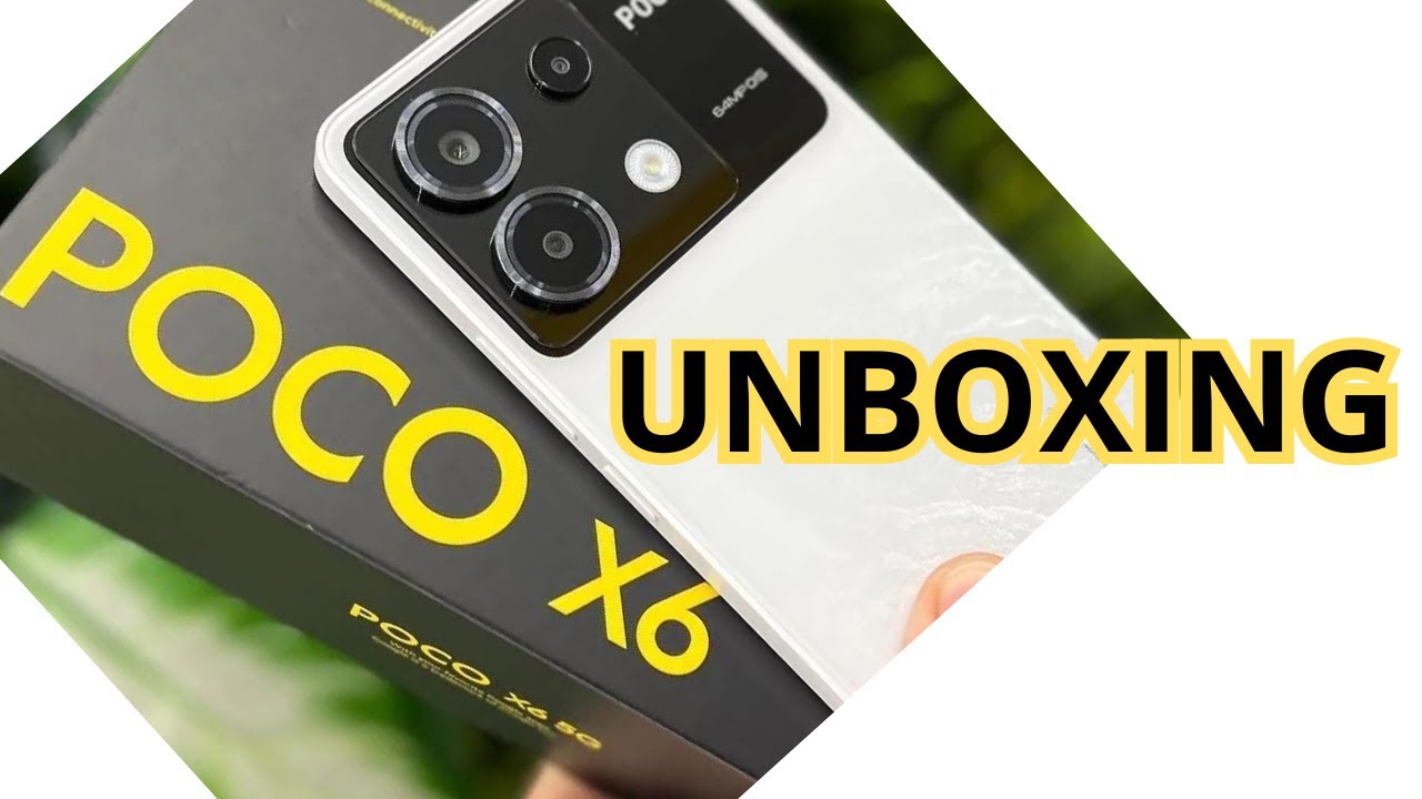 XIAOMI POCO X6 5G COR AZUL - UNBOXING & REVIEW - O QUE VEM DENTRO DA ...