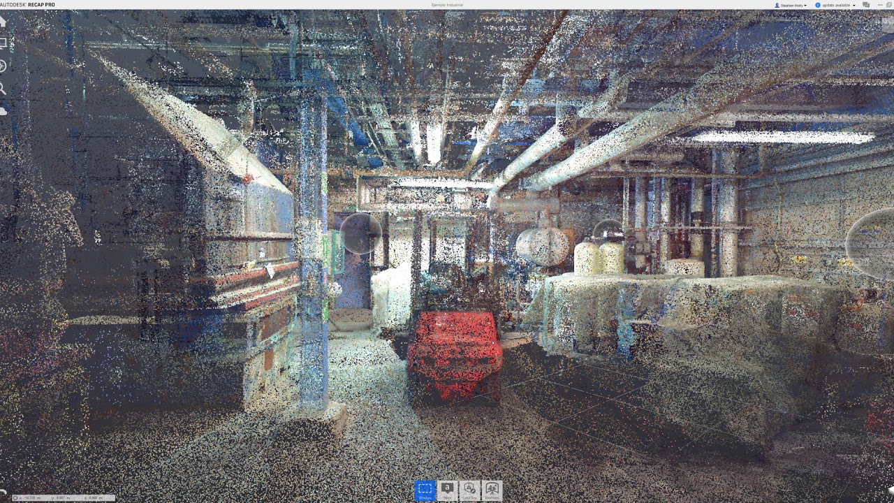 Example of Scan data + AutoCAD - YouTube