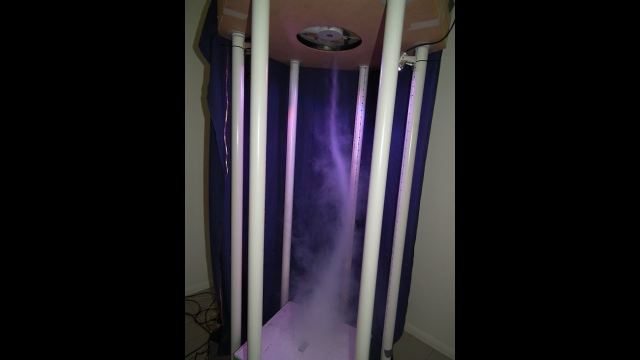 A new bigger tornado machine :D - YouTube