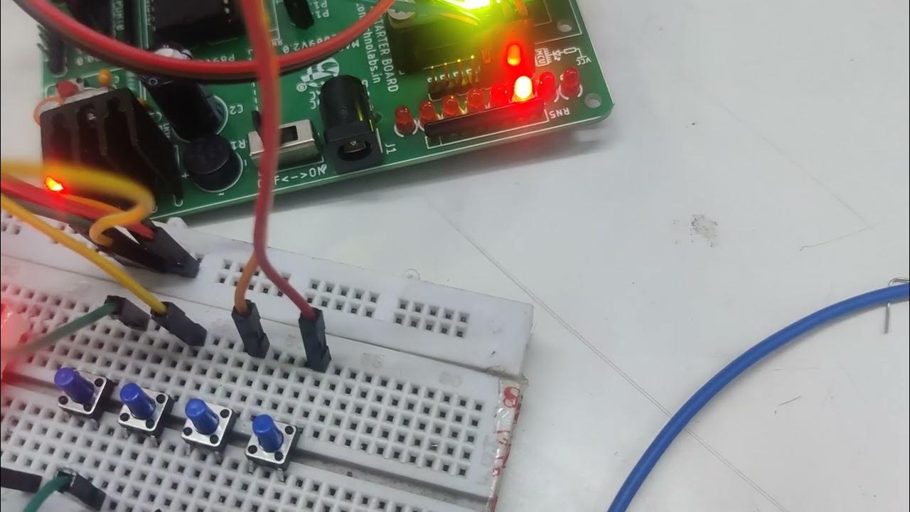 Multifunction Button Using 8051 Microcontroller || short press and long Hold - YouTube