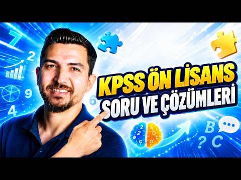 2026 KPSS ön Lisans Matematik Soru ve Çözümleri-İlyas Güneş