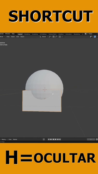 ¿Cómo Ocultar Objetos en Blender en 1 SEGUNDO? - YouTube
