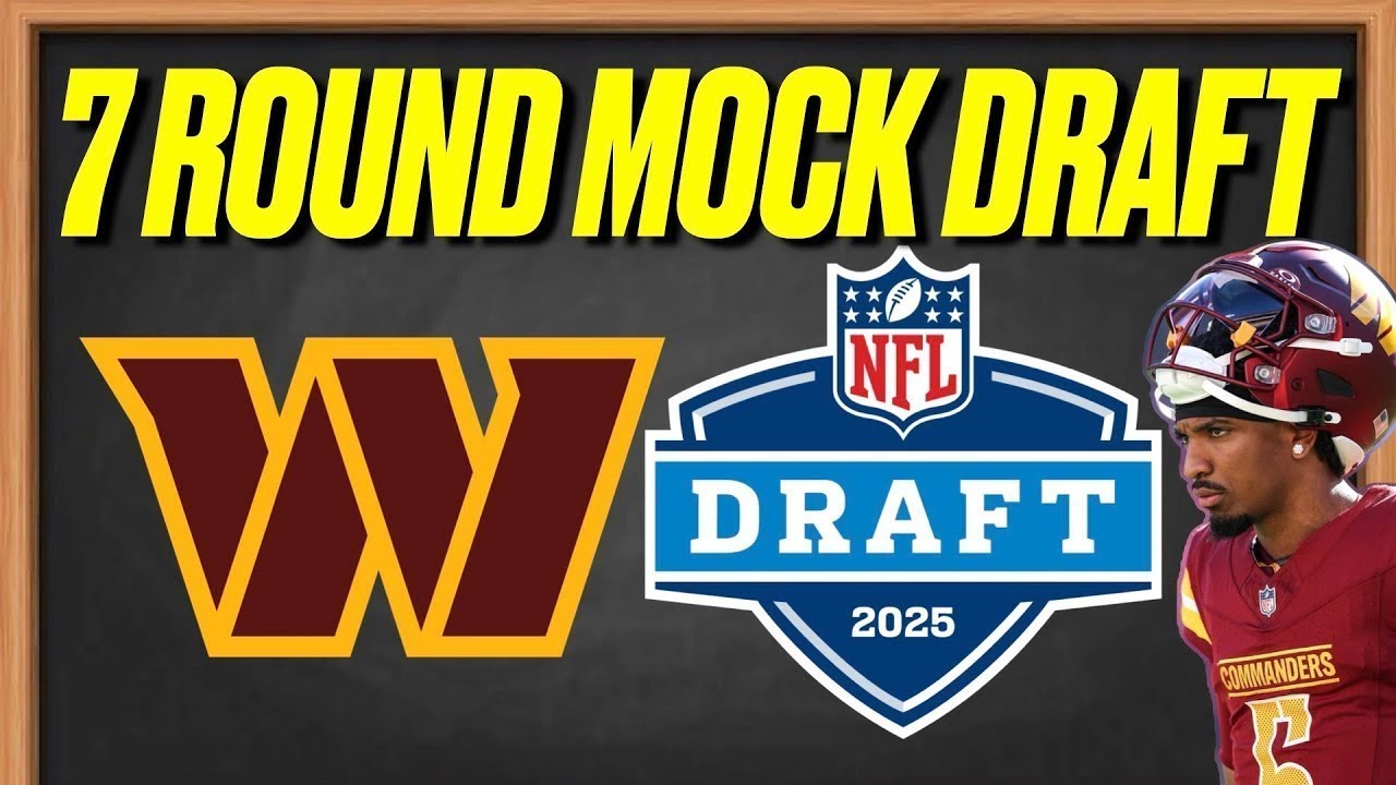 LIVE! THE MOST REALISTIC WASHINGTON COMMANDERS MOCK DRAFT YOU EVER SEE ...
