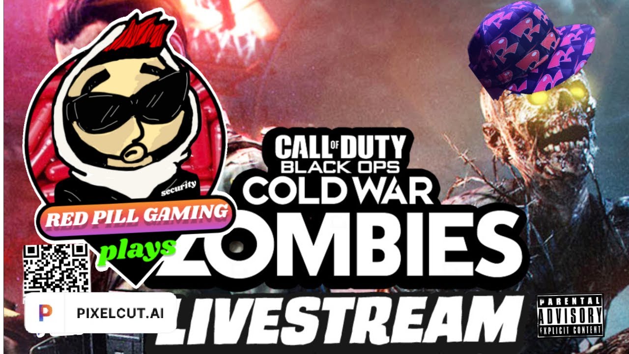 RED PILL GAMING PLAYS wit Rage Call of Duty Cold War Zombies PS5 Live ...