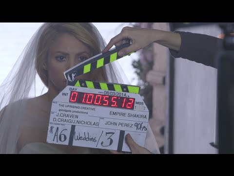 Shakira's Empire video - behind the scenes