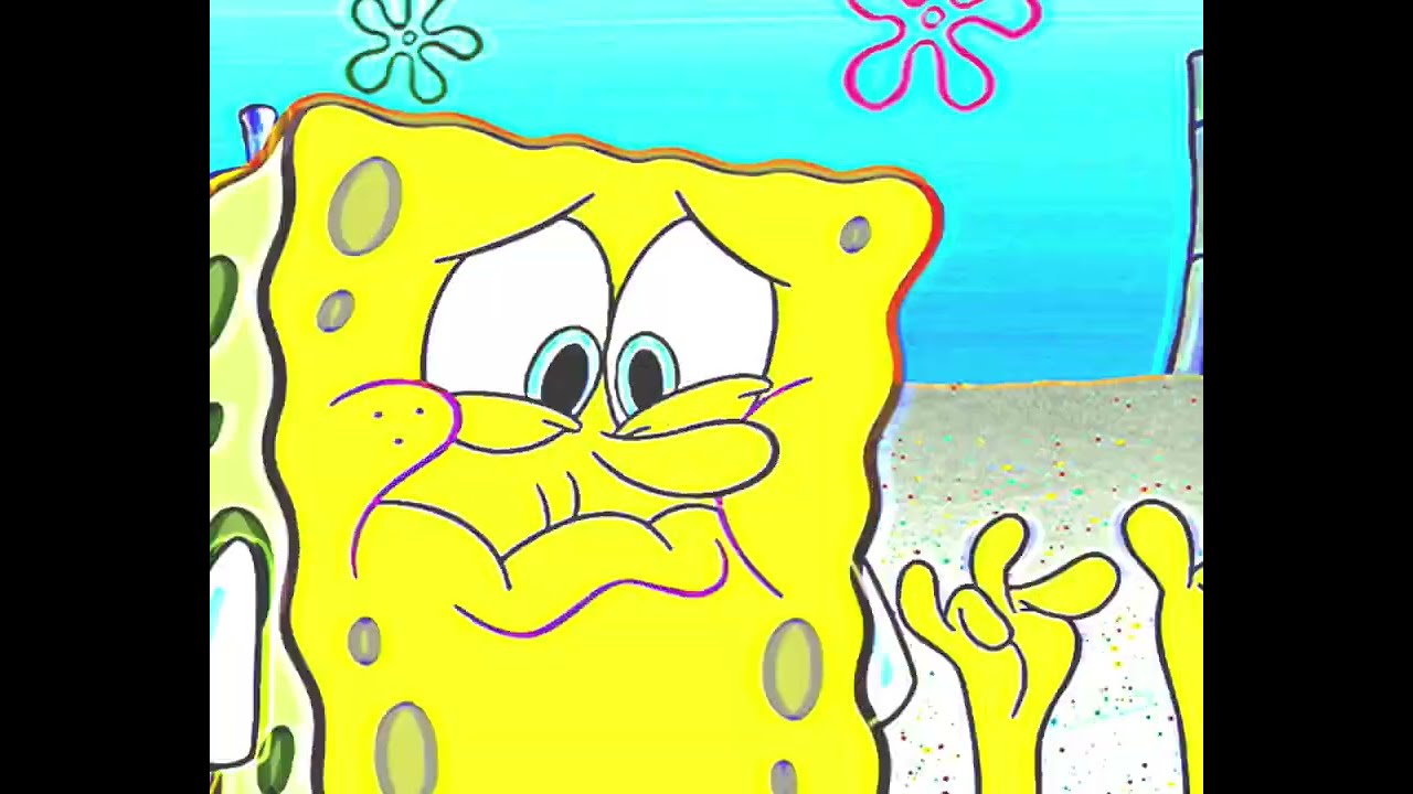 Spongebob Biting Nails