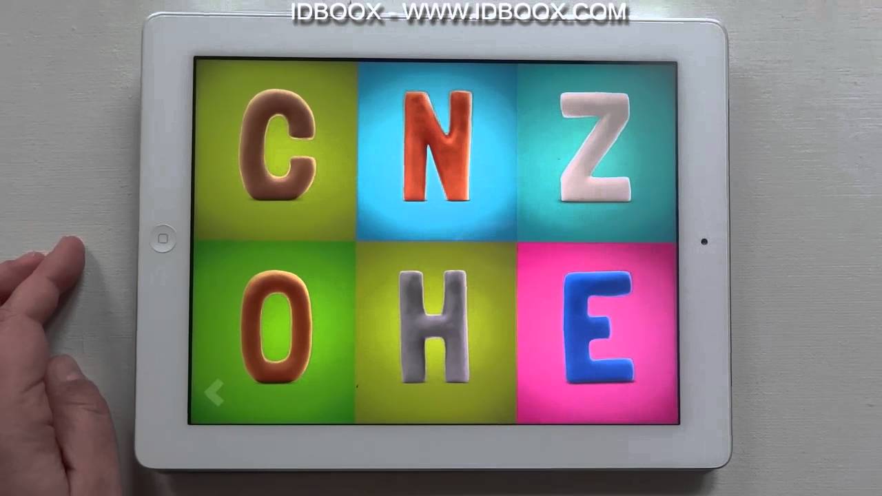 Appli iPad enfant Alphabet parlant - YouTube
