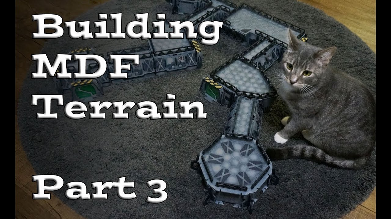 Building MDF Wargaming Terrain Part 3 - YouTube