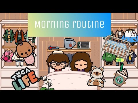 Morning routine Toca boca - YouTube