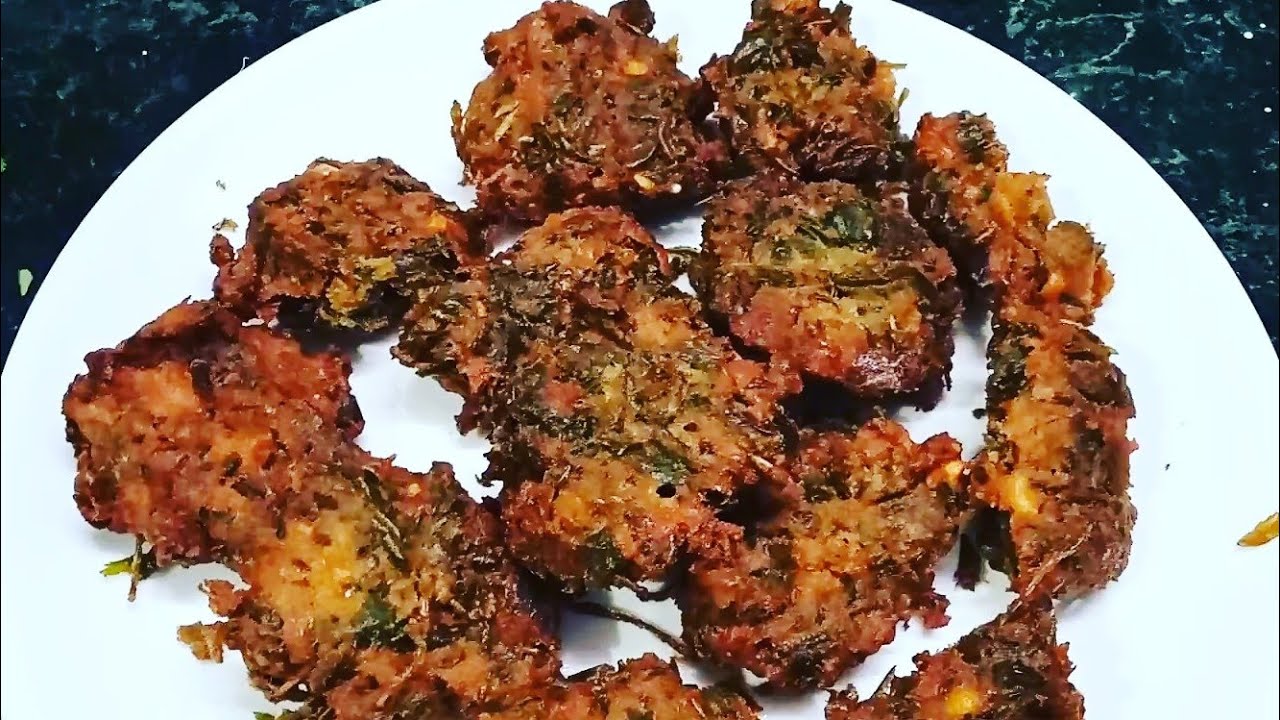 चने के पत्तों के क्रीस्पी पकोड़े // Chane Ke Pakode // Pea Leaf Recipe ...