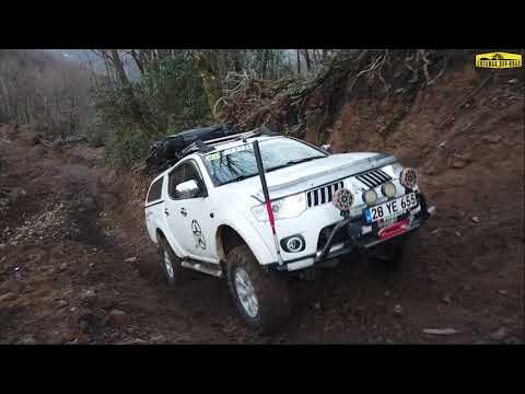 Nissan Navara 🔥 Mitsubishi L200🔥Jeep Cherokee 4.0🏆Dangerous Road// Tehlikeli rampada zor anlar..