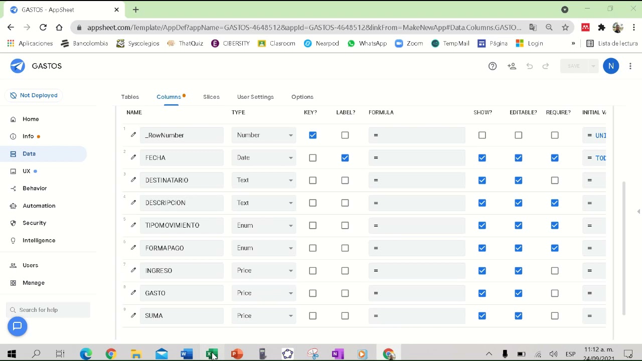 CREAR APP MOVIL CON EXCEL Y APPSHEET - YouTube
