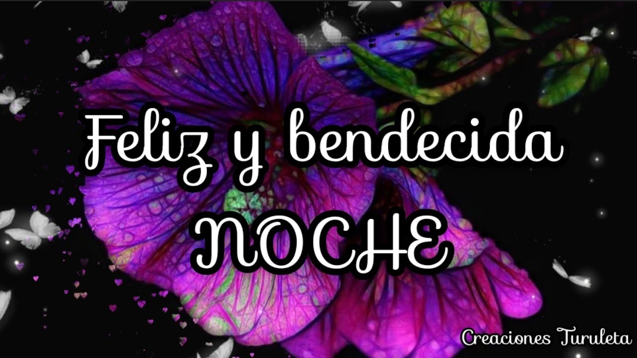 🌺 FELIZ Y BENDECIDA NOCHE 🌸 Gif para WhatsApp 🤗 Para ti 💤🌙 Reflexión ...