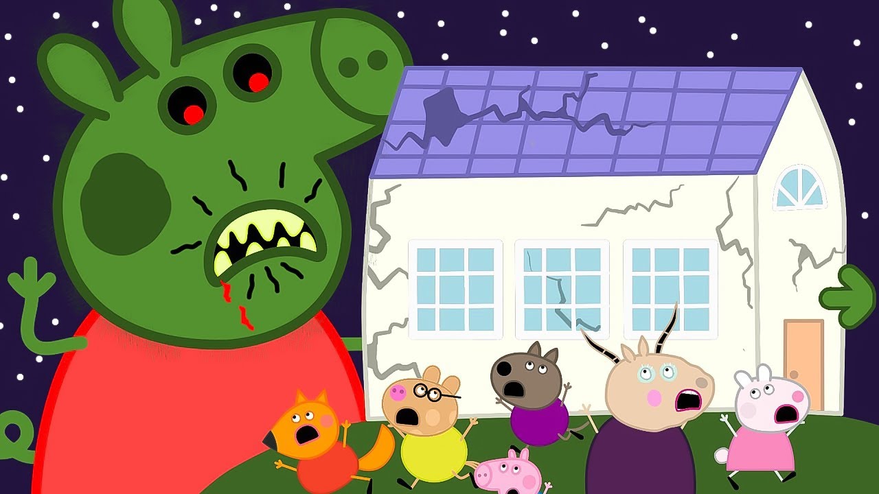 Peppa Pig Vs Zombie Apocalypse, Peppa Pig Face Zombies At Forest!!? 🧟‍♀ ...