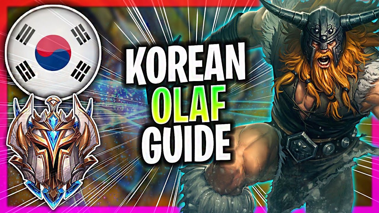 WHEN A KOREAN CHALLENGER PLAYS OLAF TOP! *NEW ITEMS* CHALLENGER OLAF ...