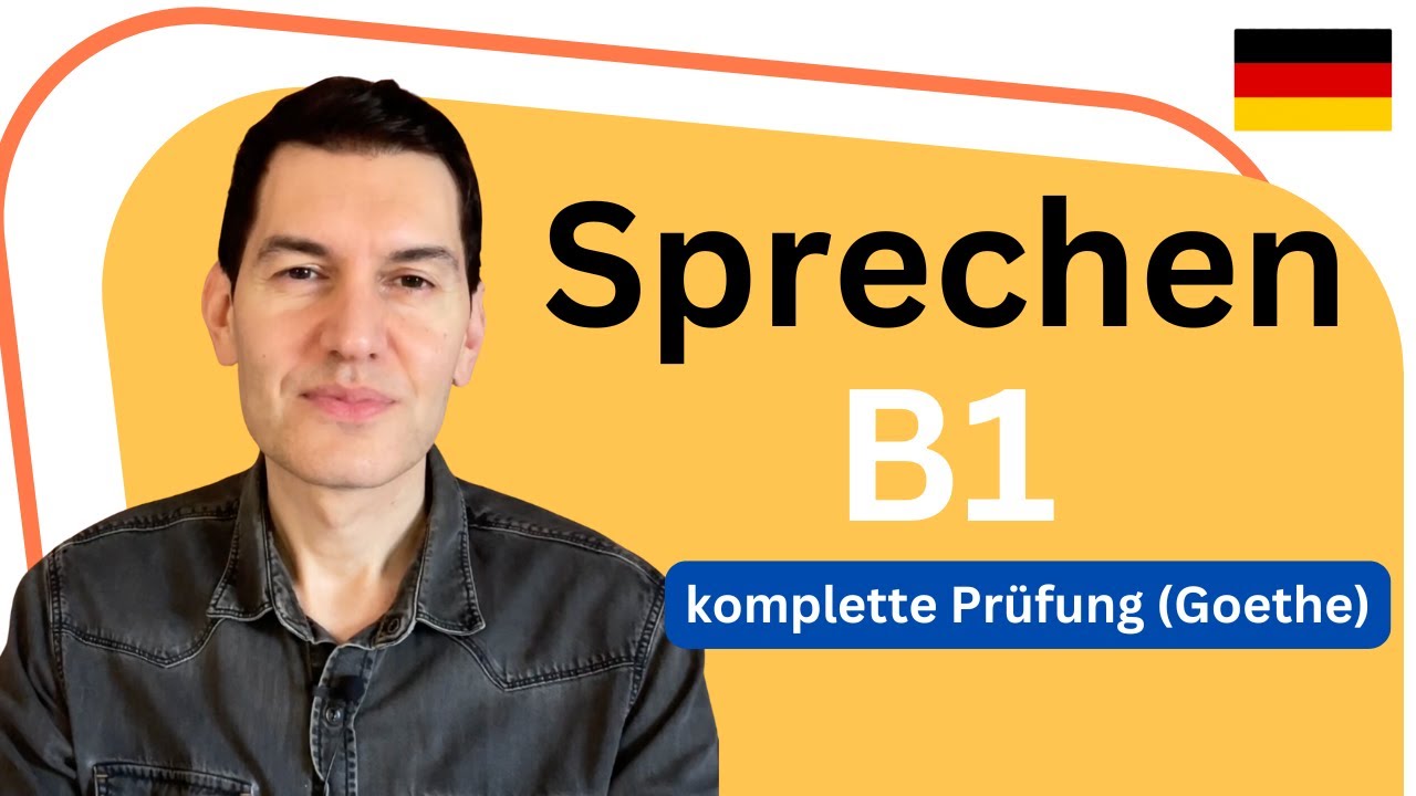 SPRECHEN B1 | komplette Prüfung | Goethe - YouTube