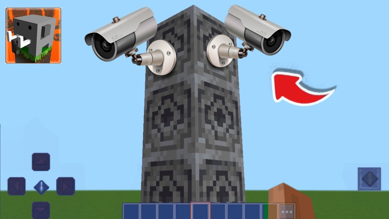 How to make Working CCTV Camera in Craftsman - YouTube