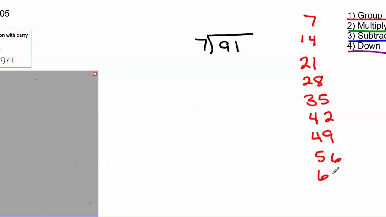 Division with carry - YouTube