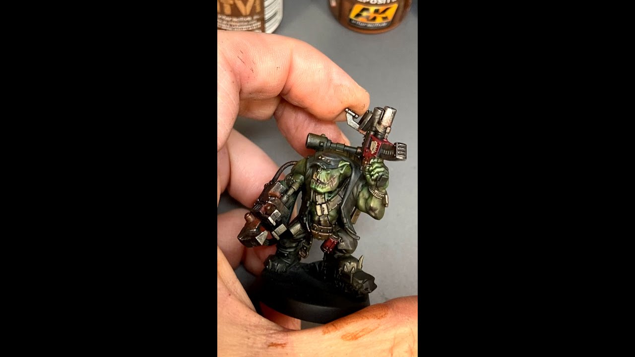 Painting Ork Skin - A Super Easy Way - YouTube