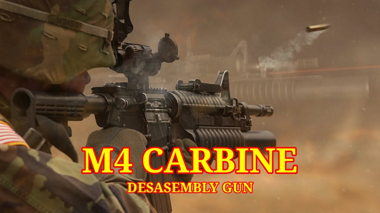 M4 CARBINE /desasembly animation - YouTube