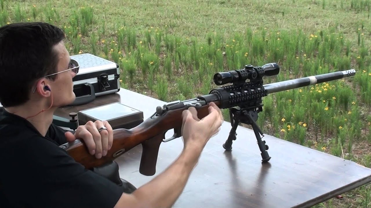 Custom Mosin Nagant Heavy Barrel Sniper Rifle - YouTube