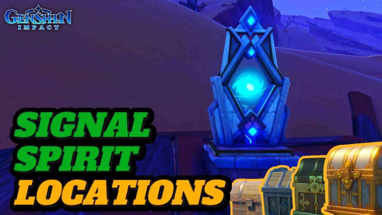 ALL SIGNAL SPIRIT LOCATIONS! (GUIDE) | Genshin Impact - YouTube