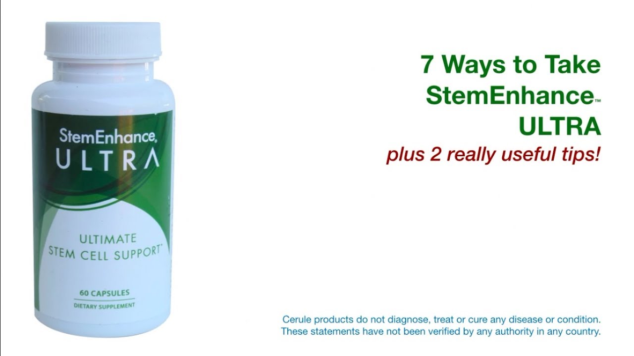 7 ways to consume StemEnhance™ Ultra - YouTube