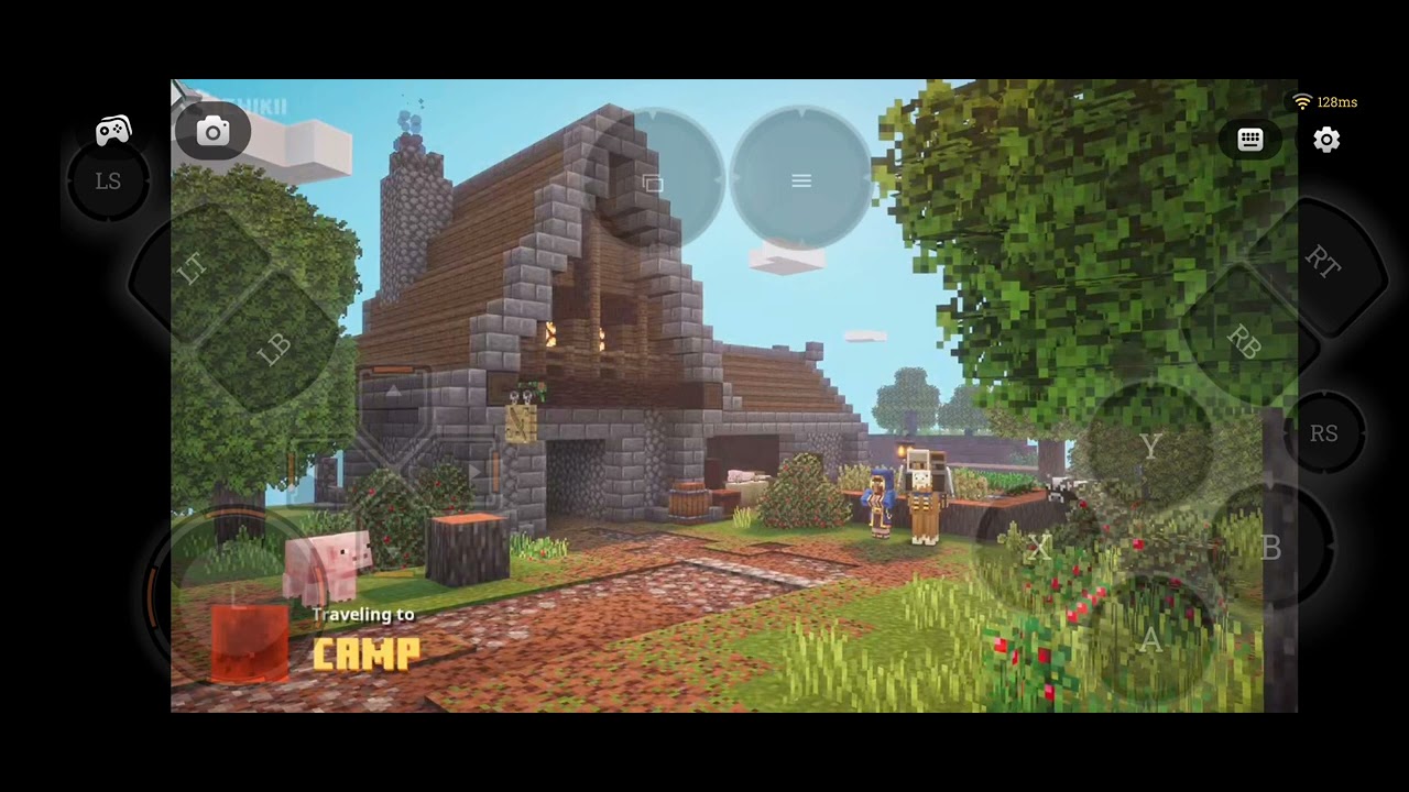 Playing Minecraft dungeons mobile on chikii!! - YouTube