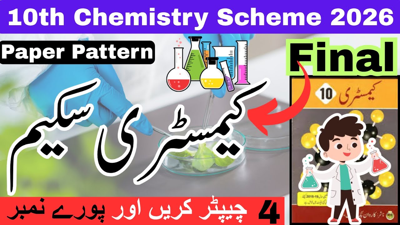 10 Class Chemistry Scheme 2026 II Chemistry Pairing Scheme 2025 - YouTube