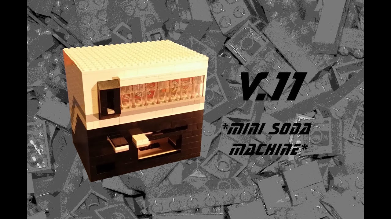 Lego candy machine V.11 *Mini Soda Machine* - YouTube