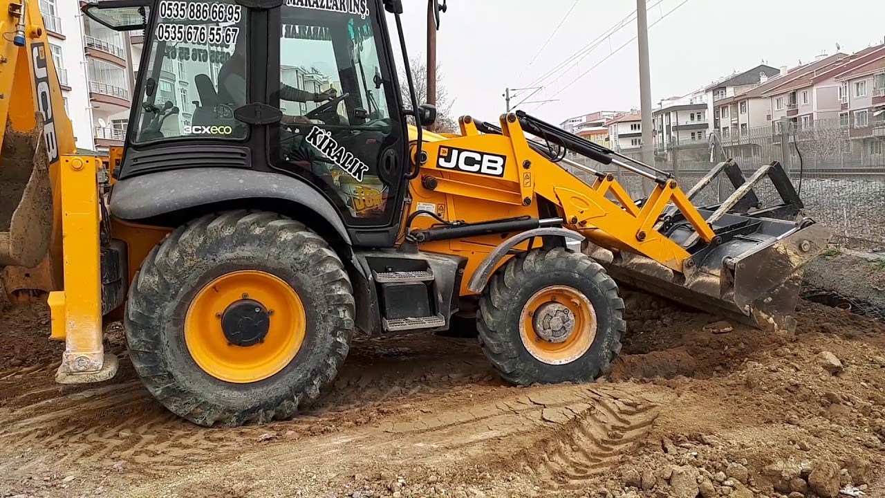 Beko Loder JCB 3CX DOLGU ÇALIŞMASI - YouTube