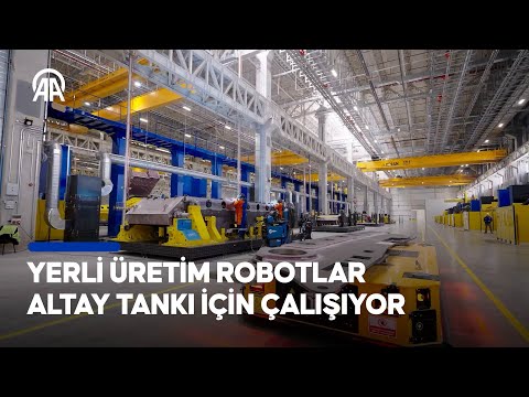 Yerli üretim robotlar ALTAY Tankı için mesaide