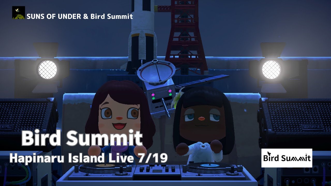 【ACNH】Bird Summit - Hapinaru Island Live (Space Stage) | 2024 7/19 ...